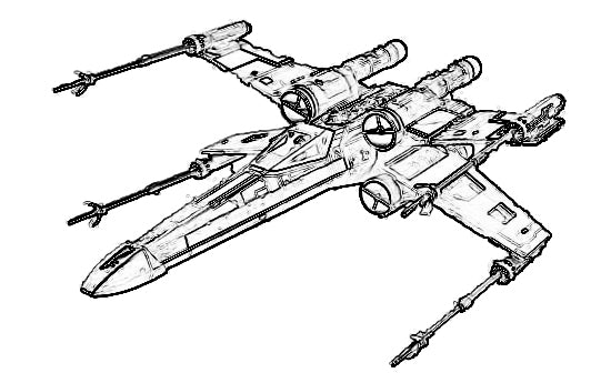 STUDIO SCALE 1/24 X-WING PARTS – Falcon 3D Parts